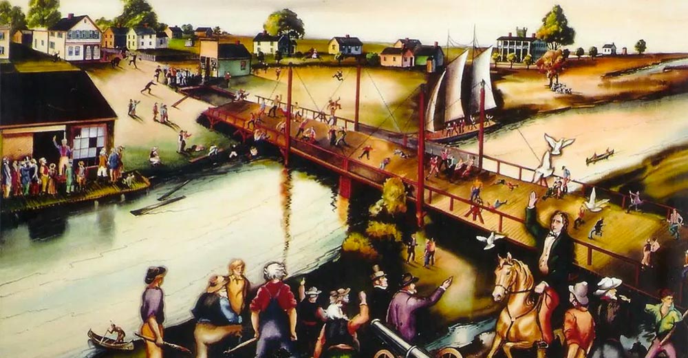Old Milwaukee: The Bridge War of 1845, and how the streets got their ...