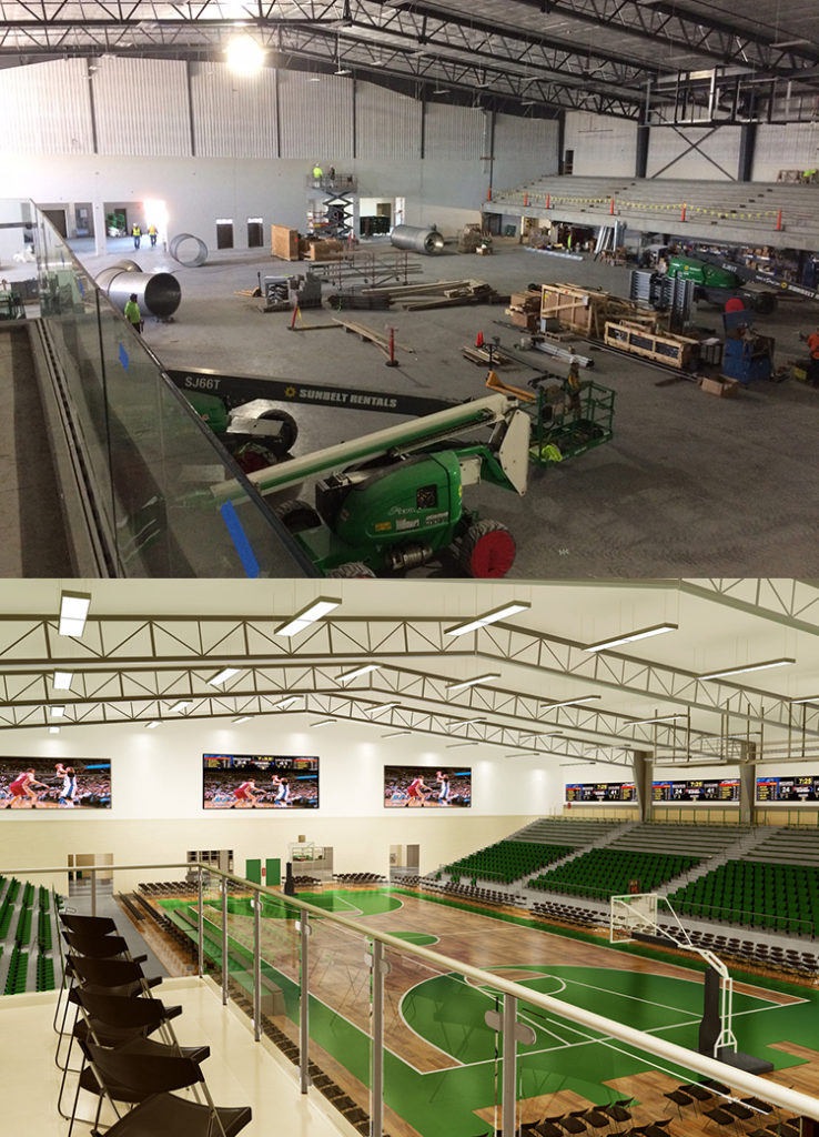 Get an early look inside the soon-to-be completed Oshkosh Arena ...