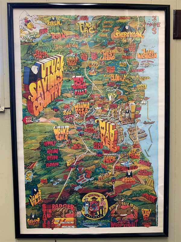 Let’s take a close look at this ’70s-era cartoon map of Milwaukee and ...