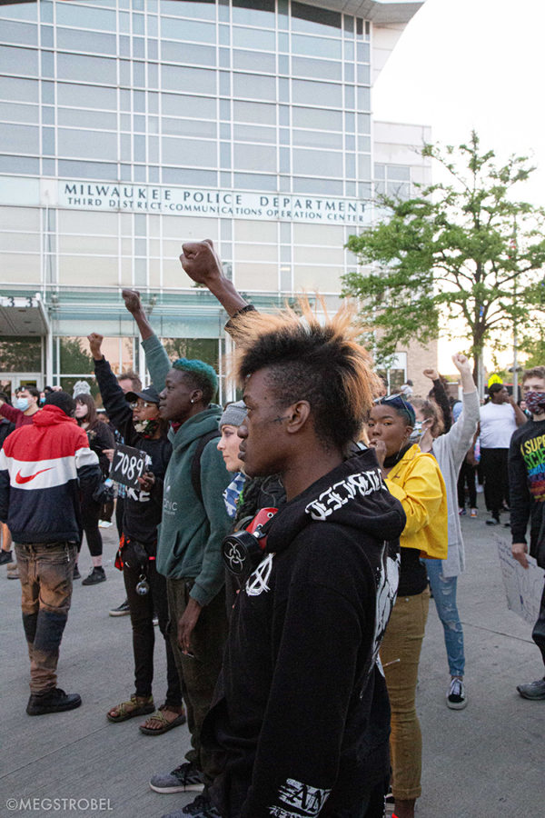 Scenes and streams from Monday's peaceful protests in Milwaukee, Wisconsin