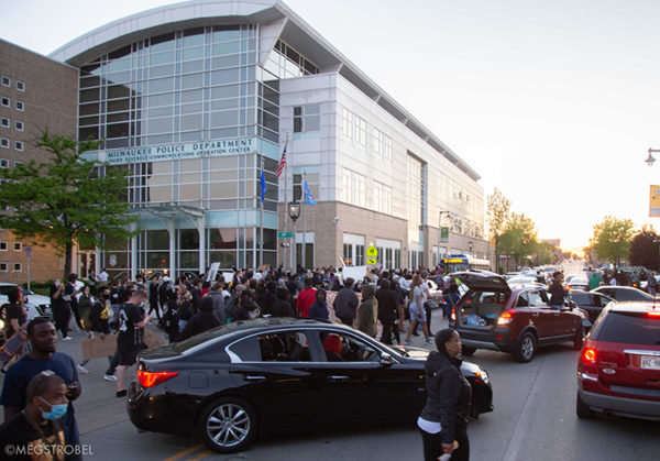 Scenes and streams from Monday's peaceful protests in Milwaukee, Wisconsin