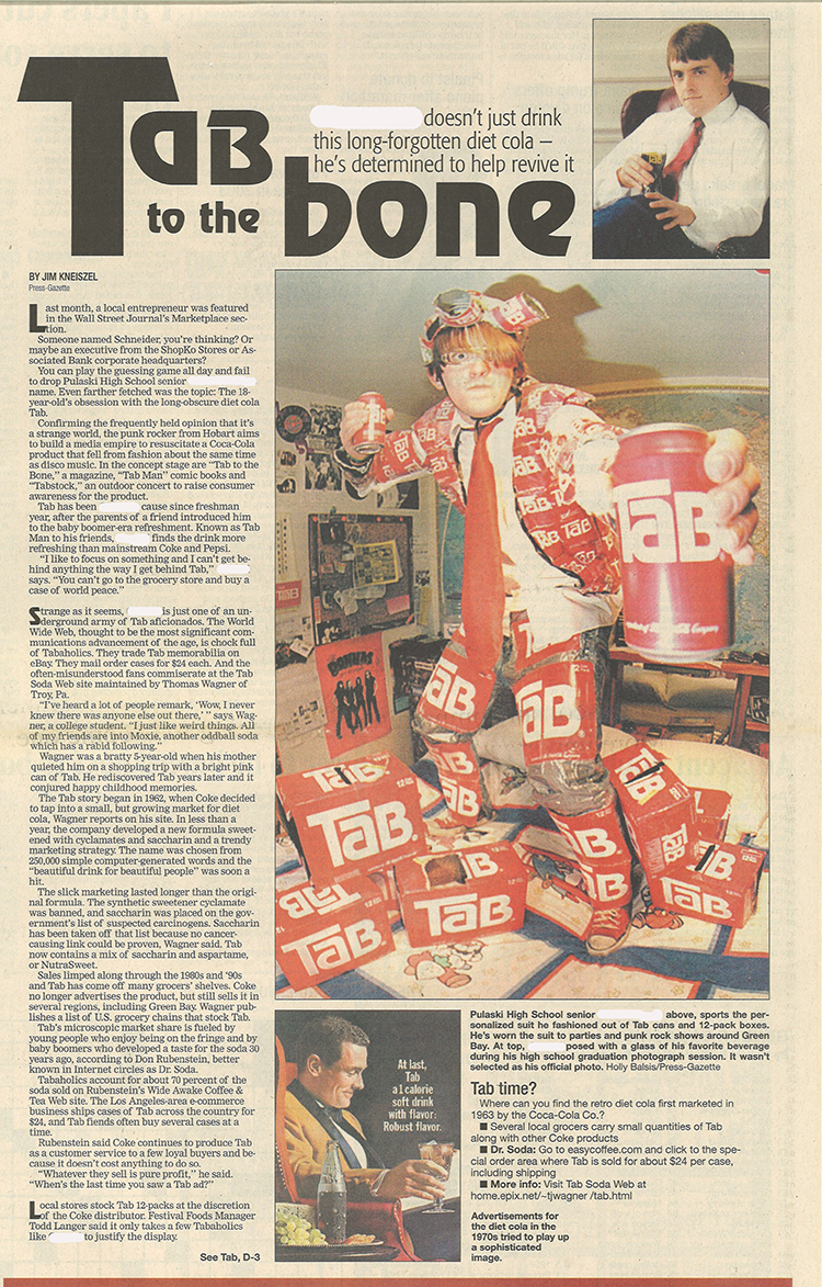 Meet Tabman, a Milwaukee guy determined to save an endangered diet cola ...