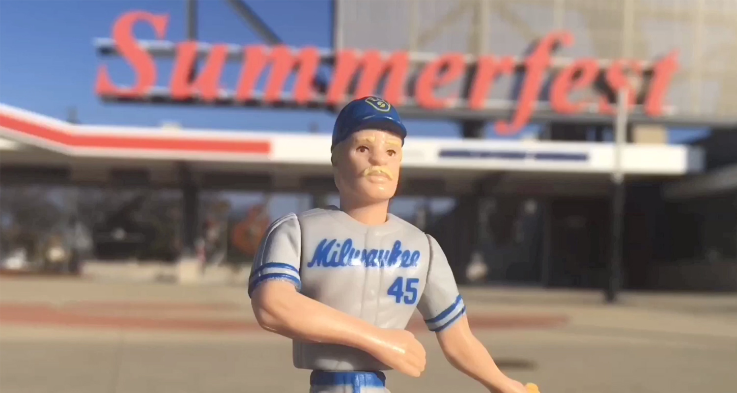 Enjoy a guided tour of Milwaukee, courtesy of a 1988 Starting Lineup ...