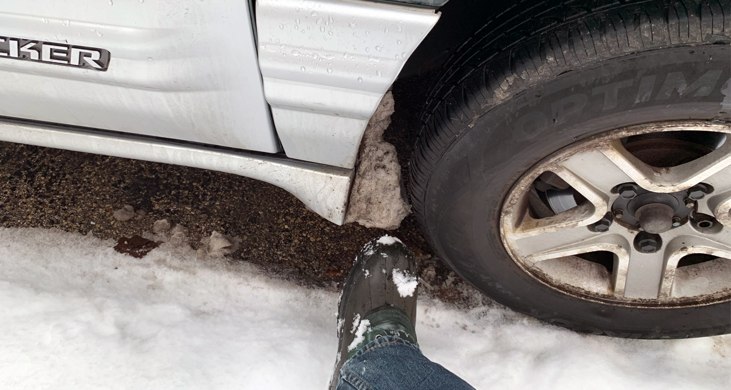 Mandatory Milwaukee: Kicking icy chunks of slush out of your vehicle’s ...