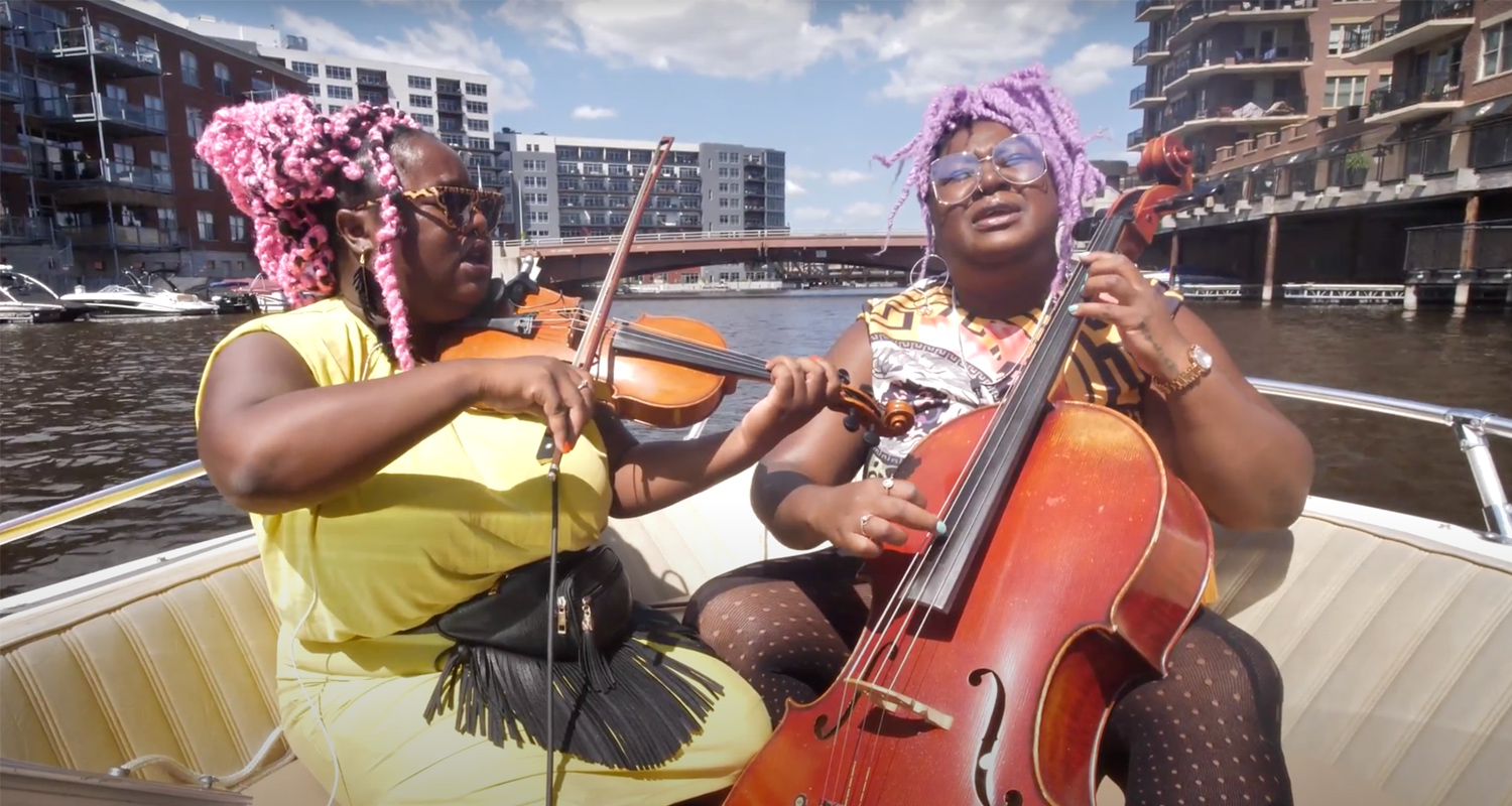 SistaStrings set sail on the Milwaukee River in new ‘No Wake!’ music ...