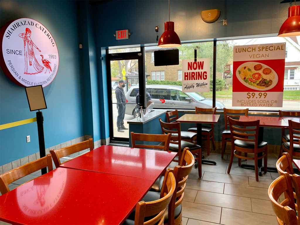 Shahrazad is now open in its new location, a few blocks north on ...