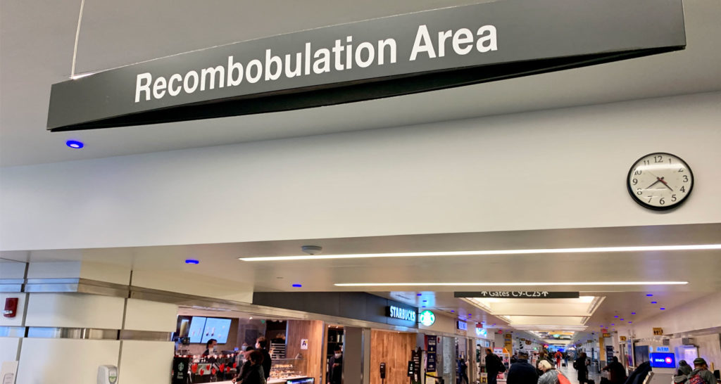 Mandatory Milwaukee: The “Recombobulation Area” signs at Milwaukee ...