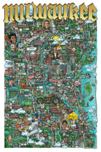 Check out a new, delightfully detailed illustrated map of Milwaukee ...