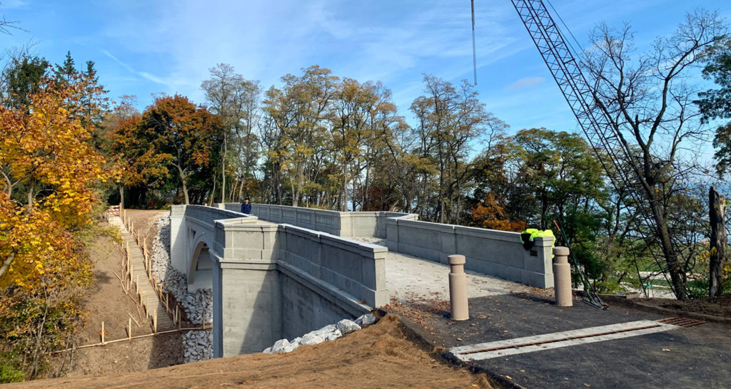 Buckle up and take a leisurely stroll across the newly restored Ravine ...