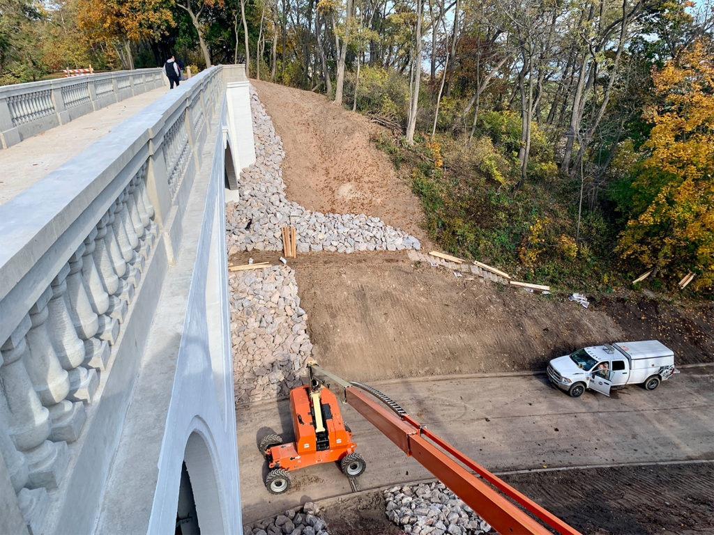Buckle up and take a leisurely stroll across the newly restored Ravine ...