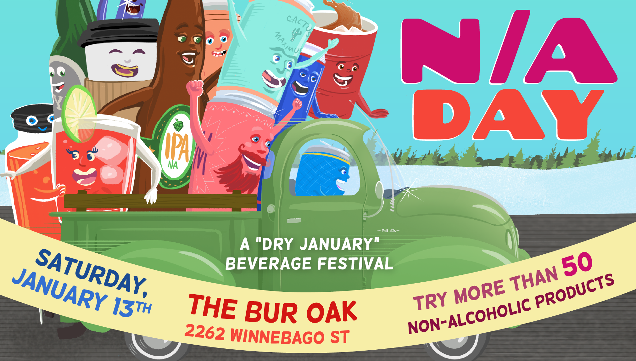 N/A Day is coming to The Cooperage on January 6 and The Bur Oak in ...