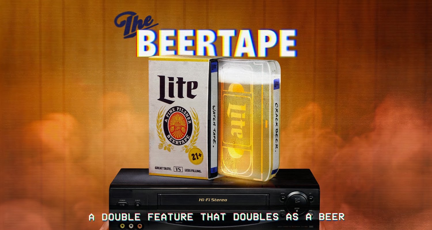 Miller Lite makes “Drinkable VHS Tapes” to bring back iconic “Great ...