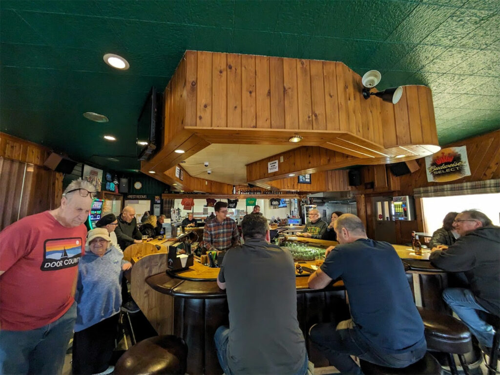 No gutter balls with the perch at Sister Bay Bowl in Door County
