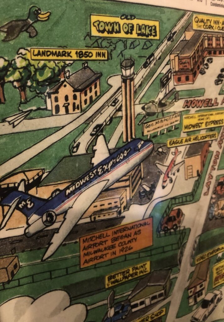 Let’s take a close look at this 1988 cartoon map of Bay View and ...