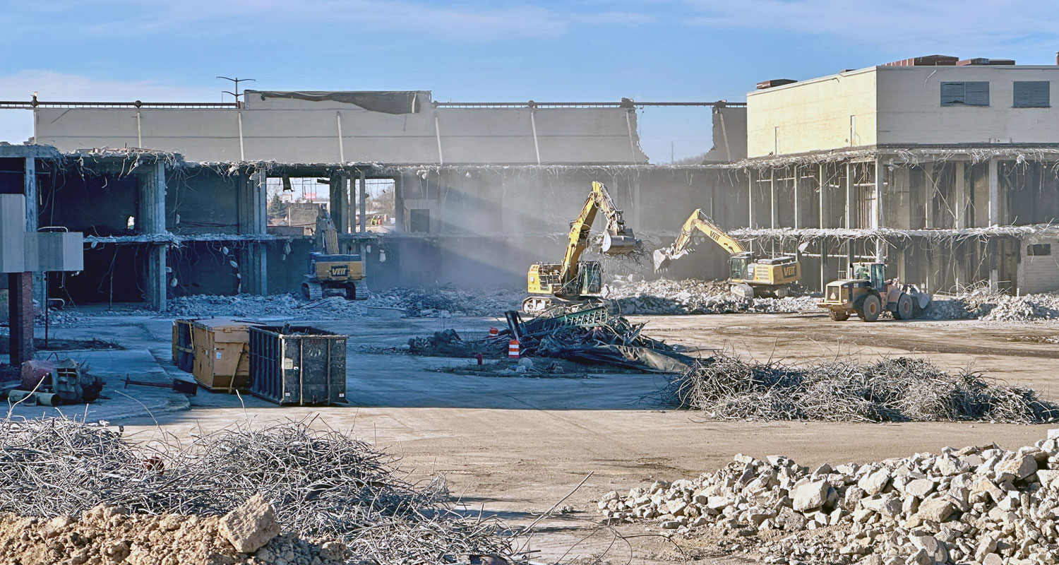 Northridge Mall demolition continues; former JCPenney razed this week ...
