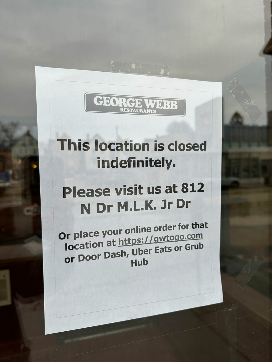 George Webb on Oakland is closed; building owner would like something ...