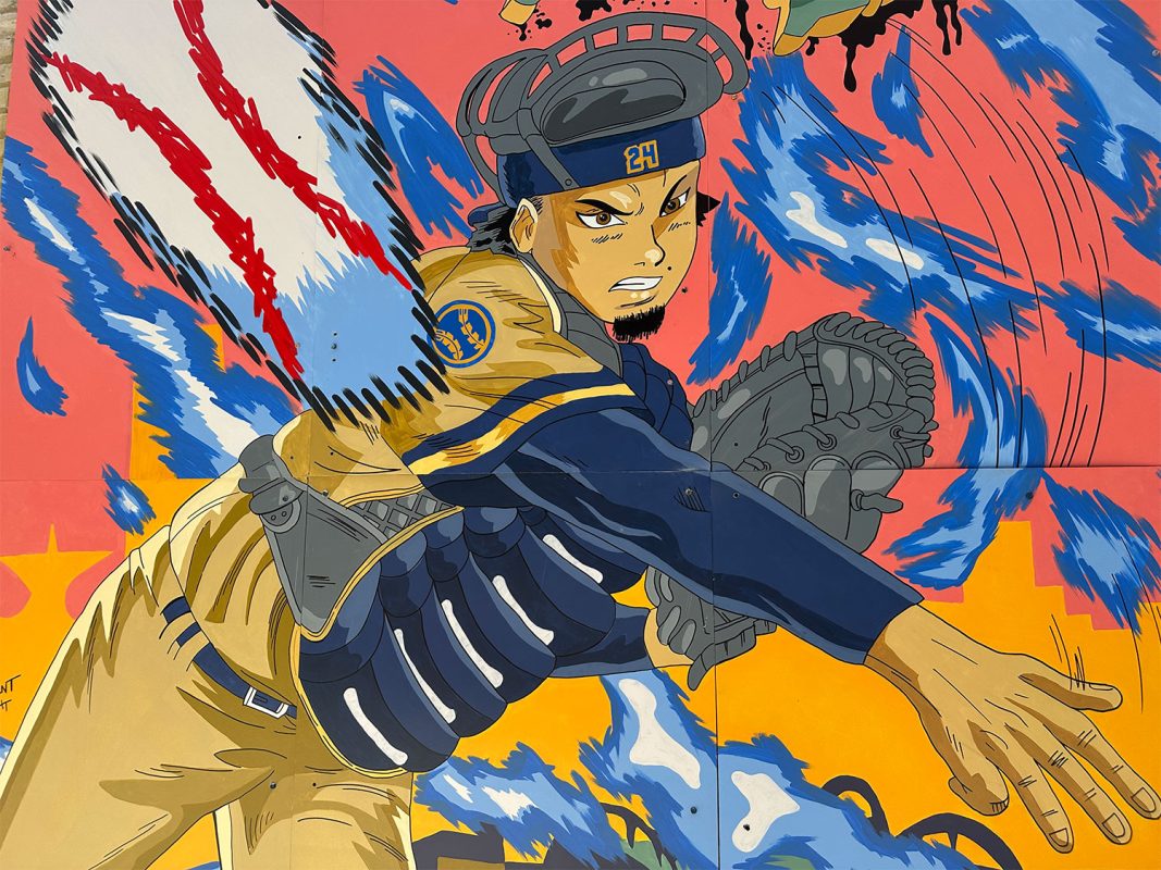 Brewers unveil anime-inspired William Contreras mural in Black Cat ...