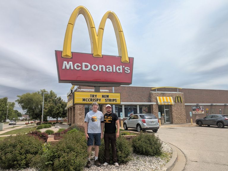 I had a Big Mac and a fish fry with Don Gorske, who holds the record ...