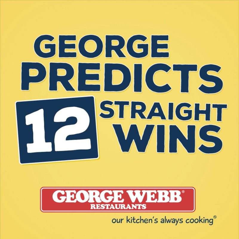 1 more Brewers win and we all get a sweet, sweet free George Webb ...