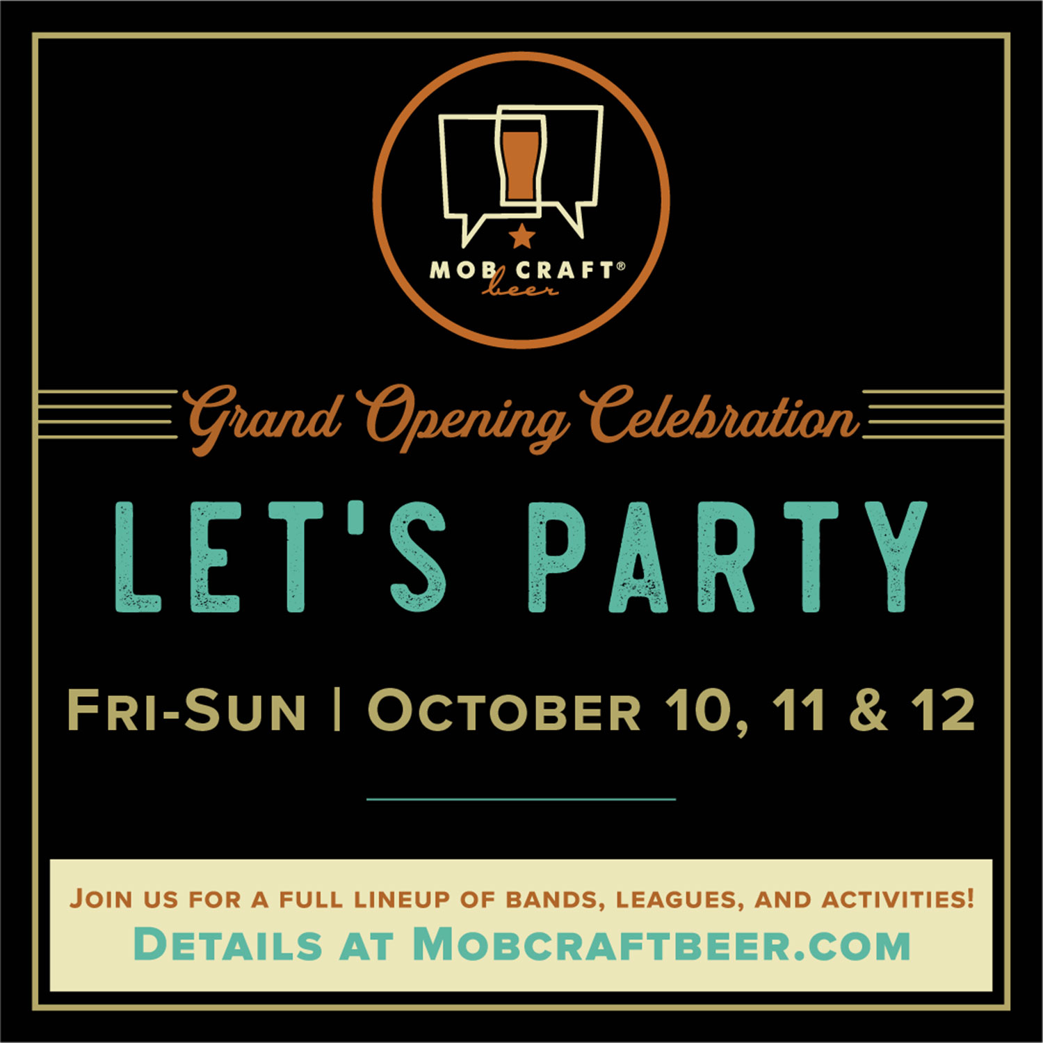 Here’s the schedule for MobCraft Beer’s Grand Re-Opening Weekend ...