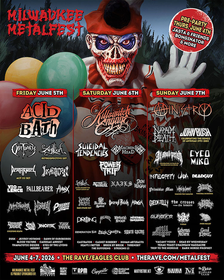 Here’s the full Milwaukee Metal Fest 2026 lineup | Milwaukee Record