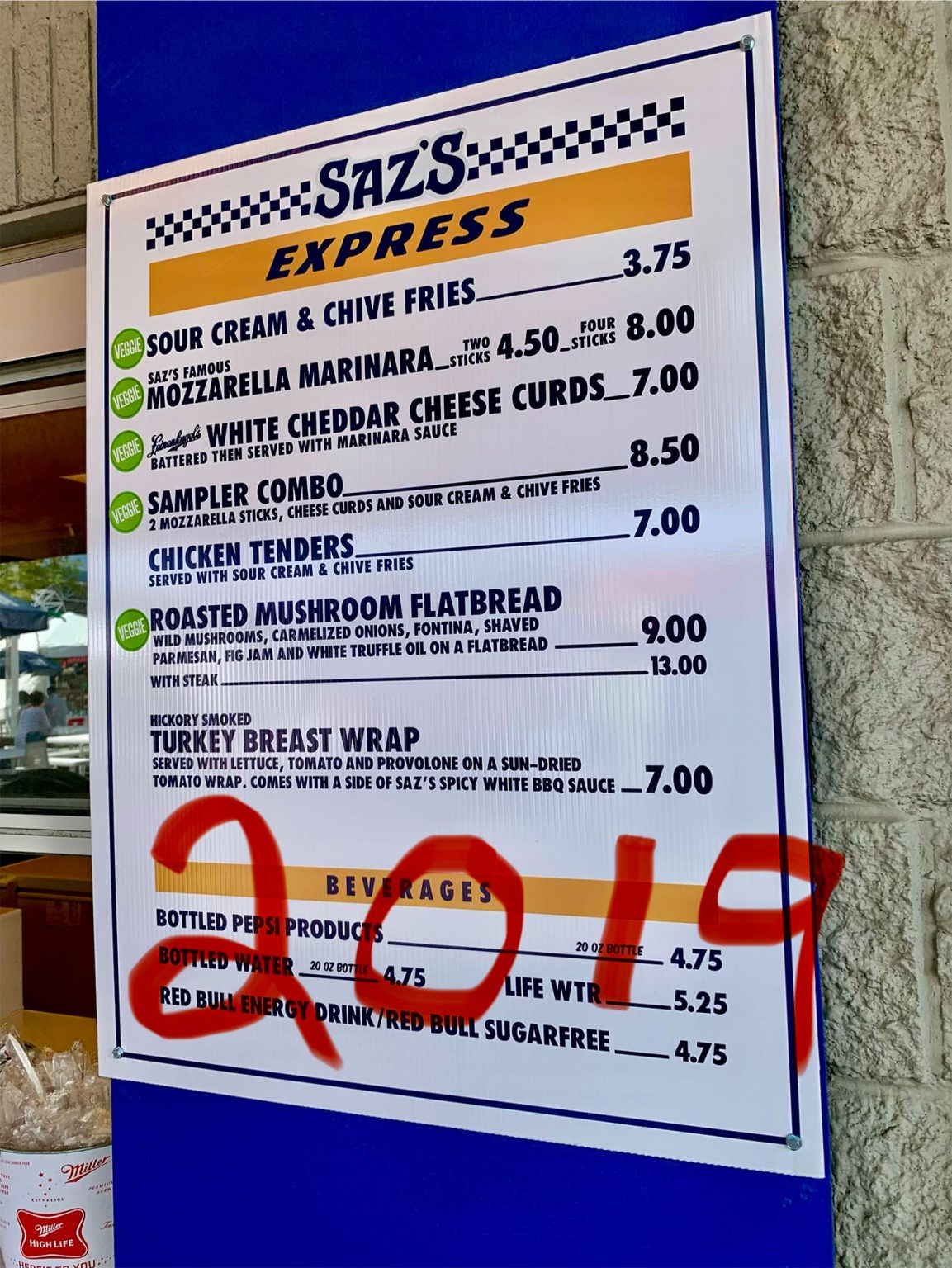 A very important report on how much Saz’s Sampler Platter costs THIS ...