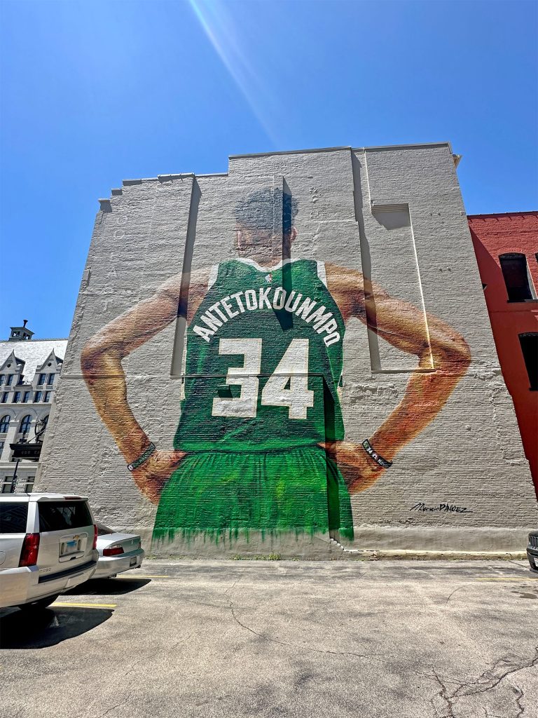 Giannis mural fixed | Milwaukee Record